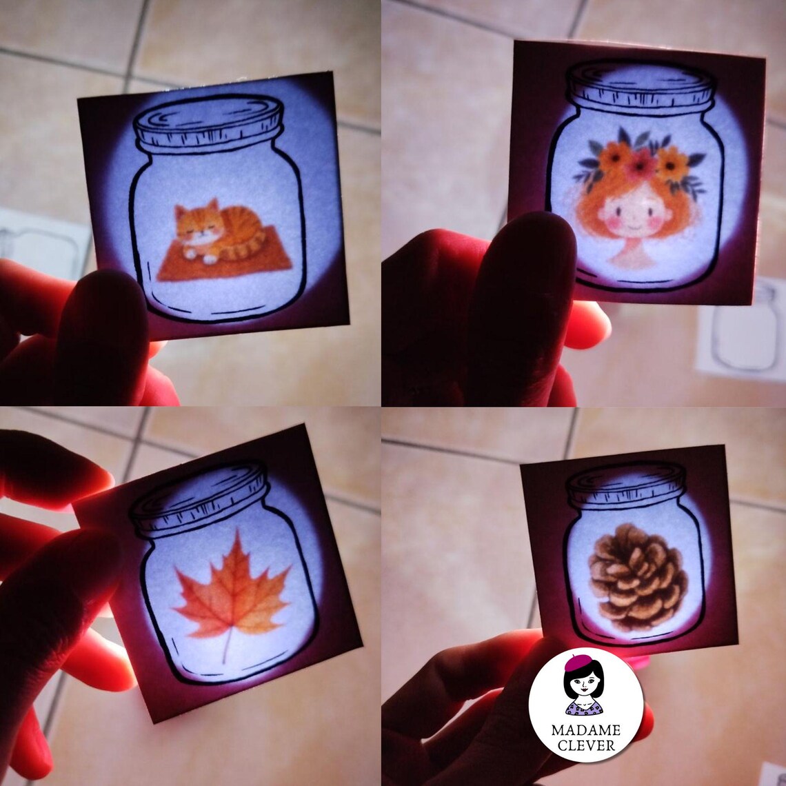 Fall Printable Flashlight Reveal Game | Hidden Picture Activity ...