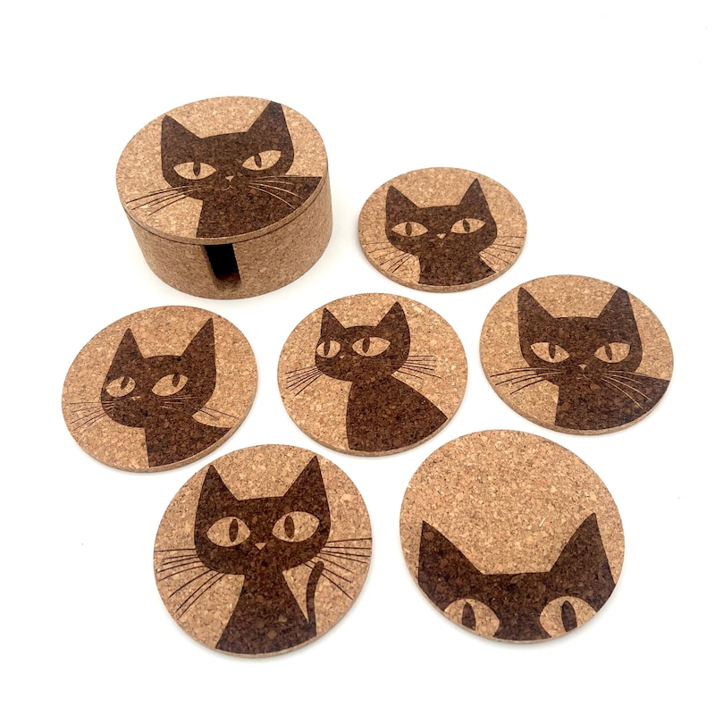 Cork Coasters - Etsy