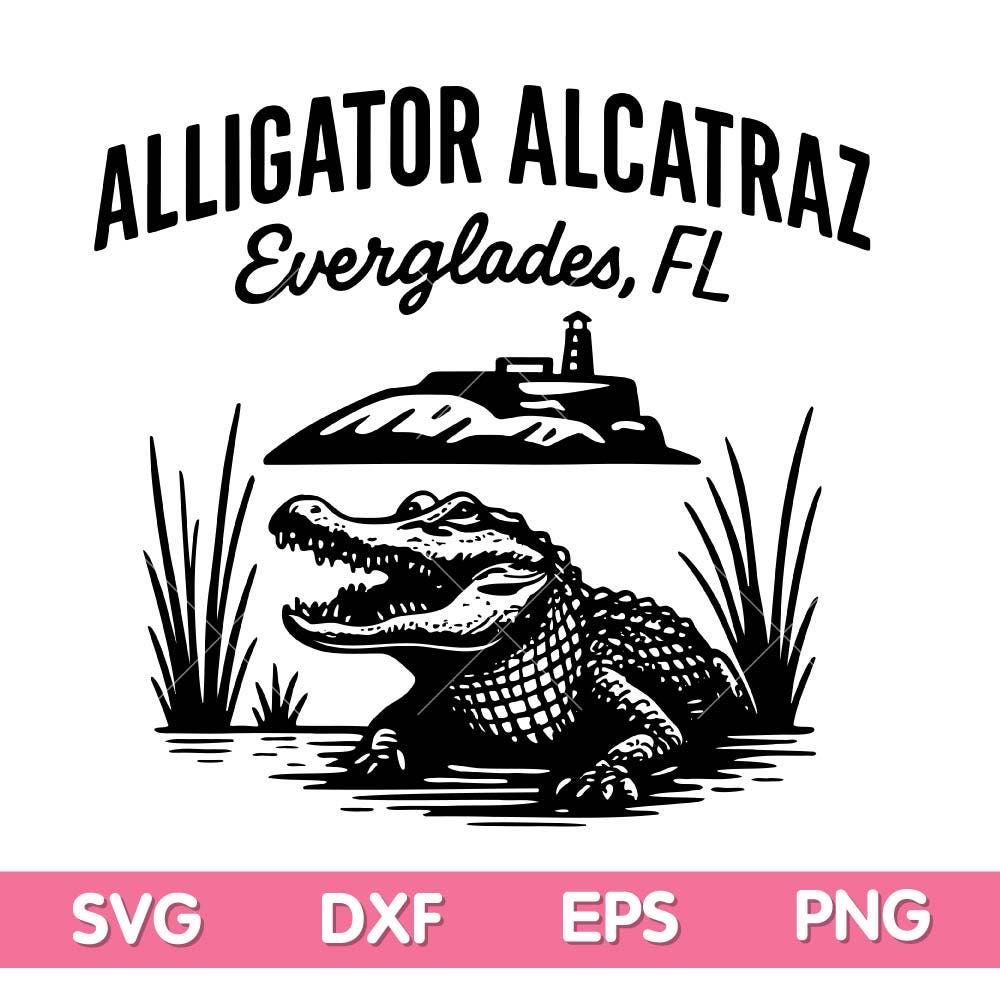 Alligator Alcatraz Svg Png, Everglades Florida Svg, Trending Gator Fl ...