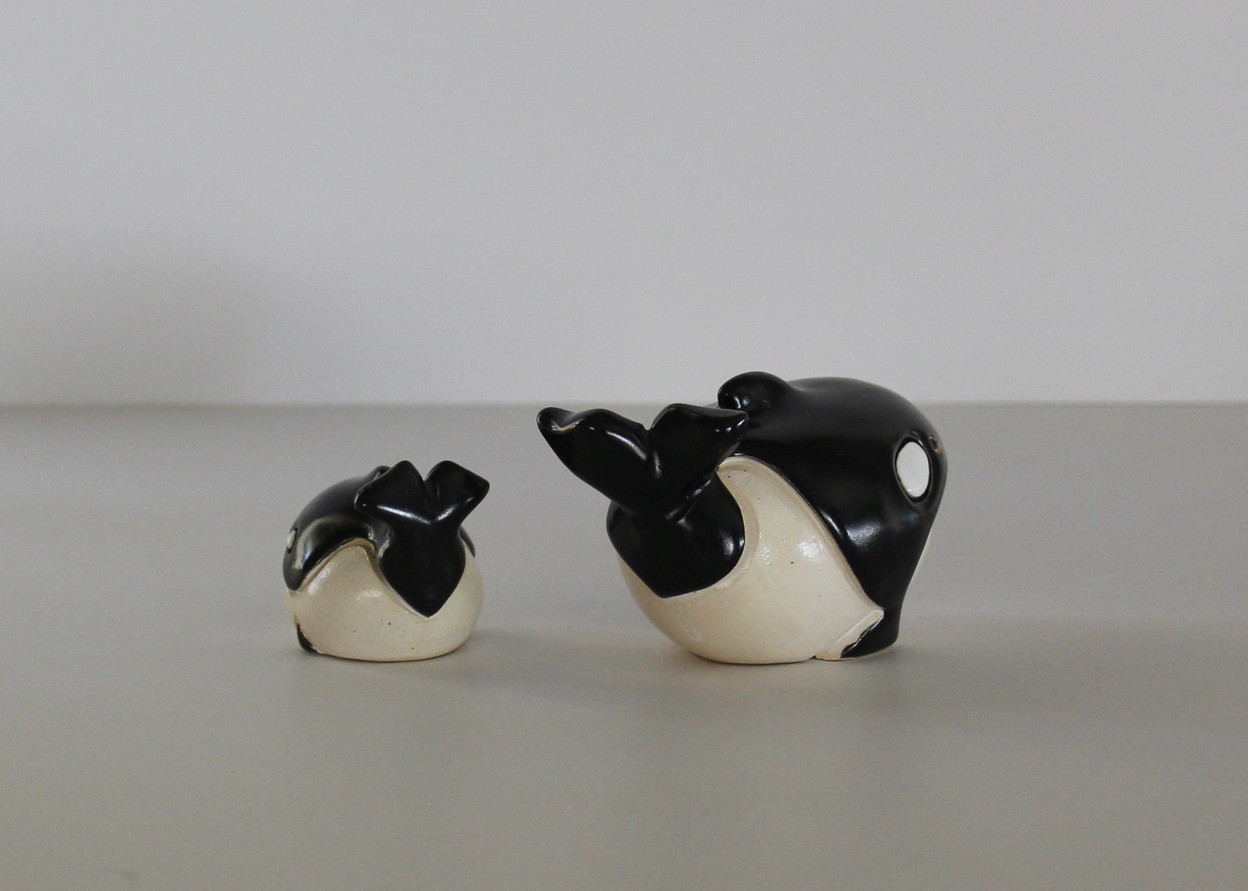 Pair of Vintage Artesania Rinconada Ceramic Orca Whales - Etsy