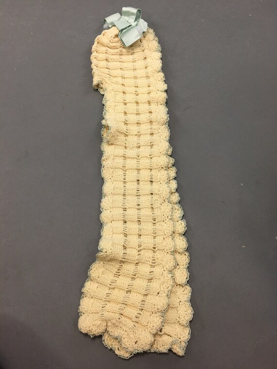 Antique Victorian Baby Bonnet with Lappets, Rare Ivor… - Gem