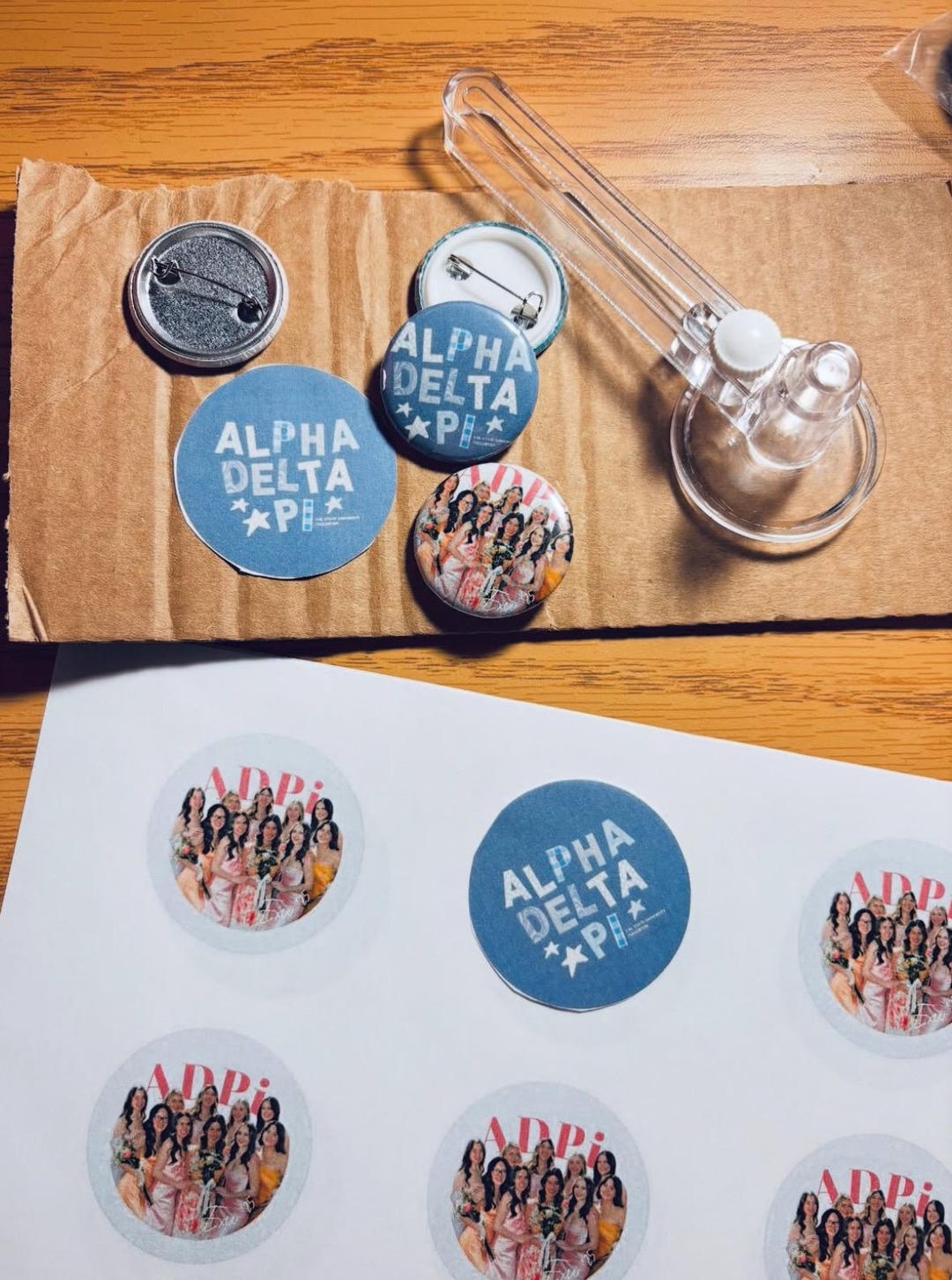 Sorority/fraternity Custom Pins - Etsy