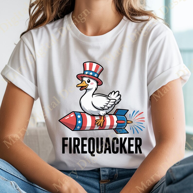 Firequacker Goose PNG Digital Download, 4th of July PNG, Independence ...
