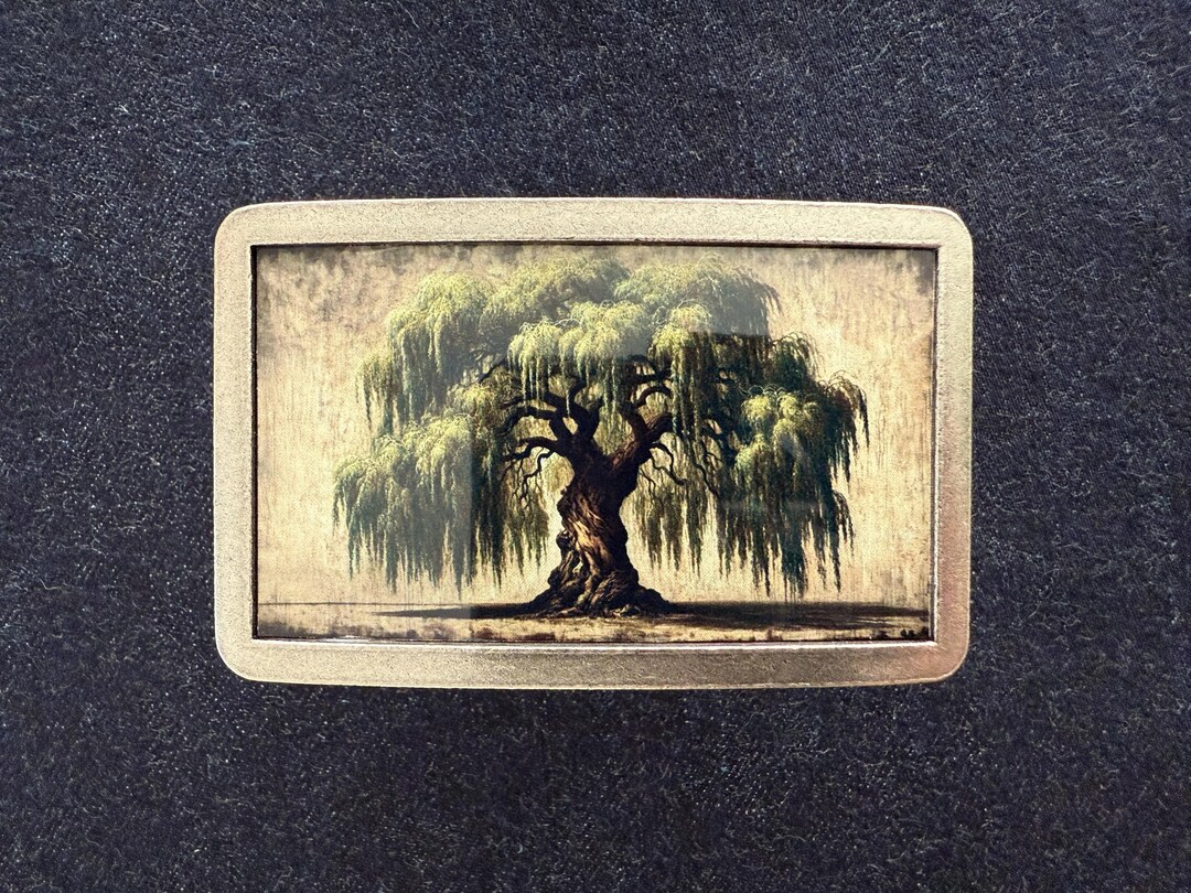 Willow Tree Belt Buckle - Etsy