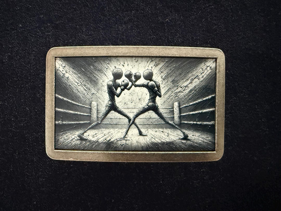 Boxing Belt Buckle - Etsy