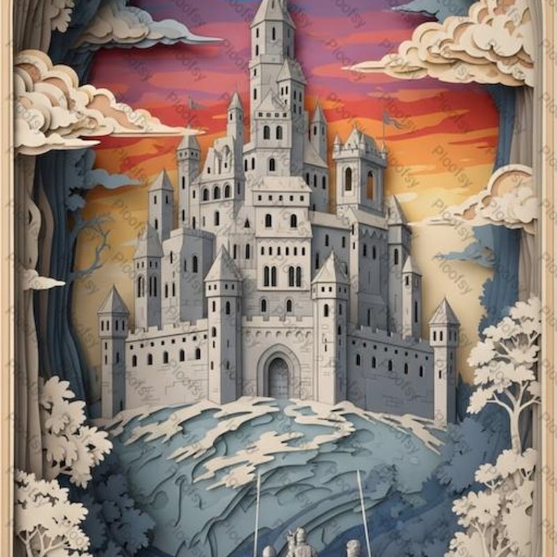 Medieval Wallpaper - Etsy