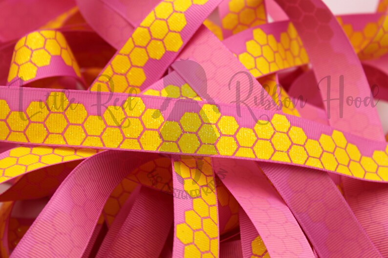 Honeycomb on 7/8 Grosgrain Ribbon 5 Yds - Etsy