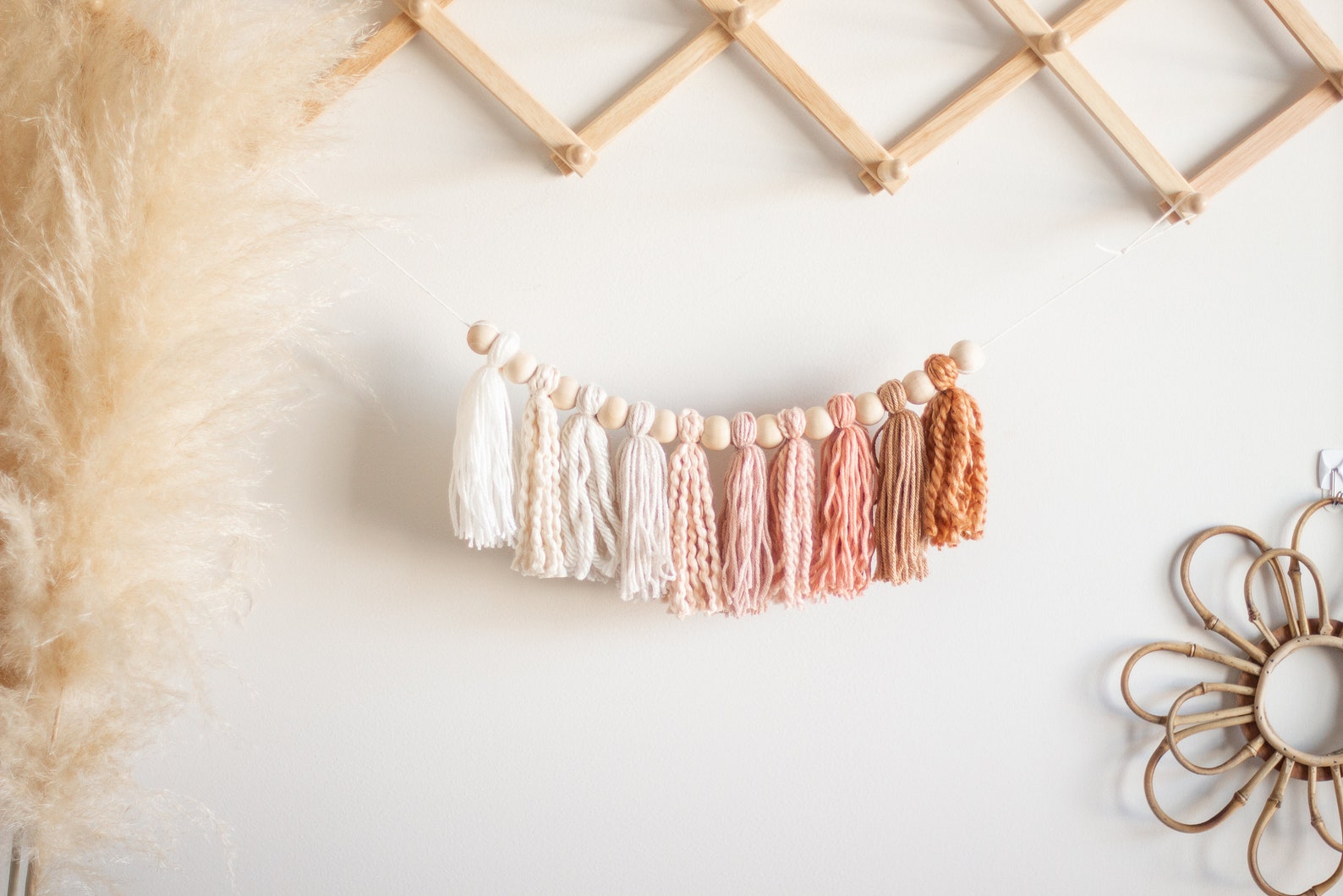 Peaches and Cream High Chair Tassel Garland. Nursery and Kids - Etsy