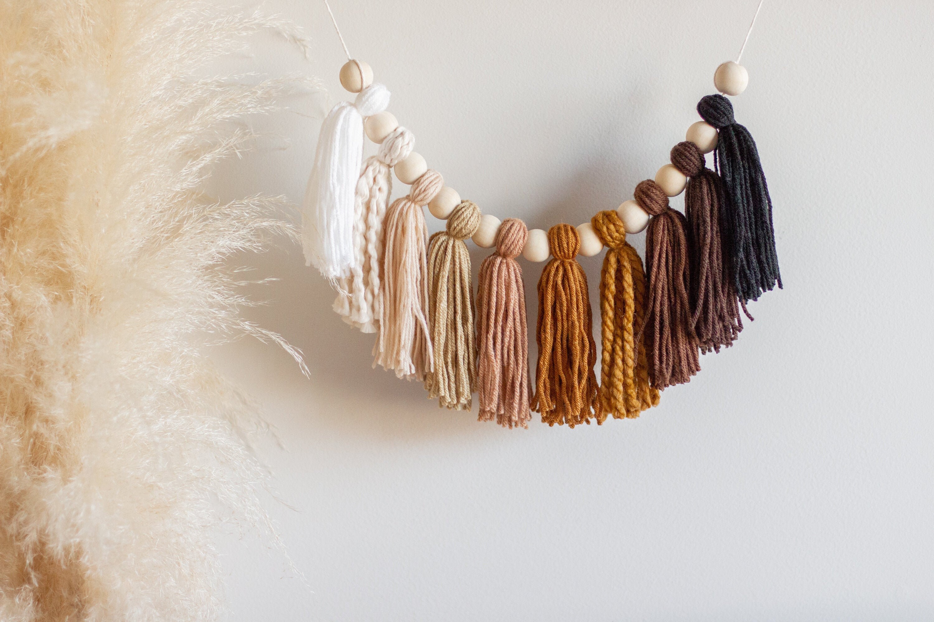 Human Rainbow Tassel Garland. Nursery and Kids Room Decor. | Etsy