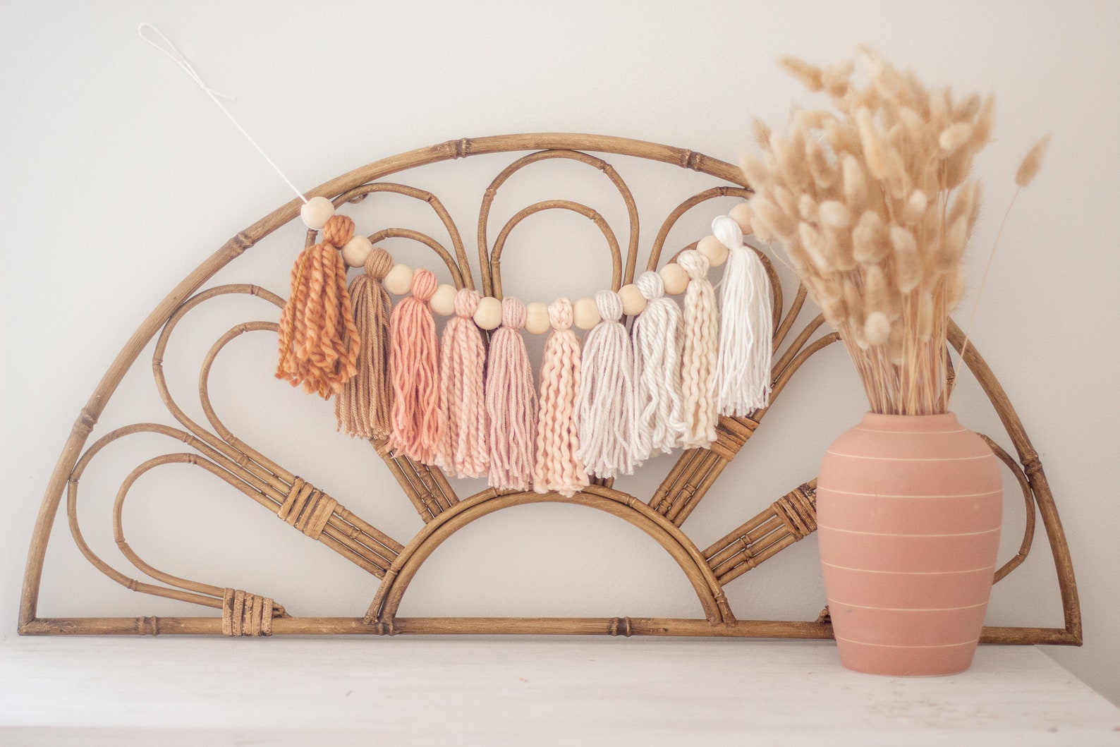 Peaches and Cream High Chair Tassel Garland. Nursery and Kids - Etsy