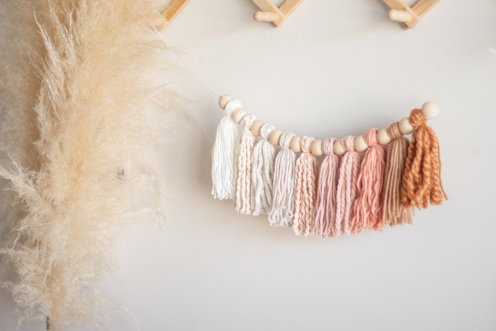 Peaches and Cream High Chair Tassel Garland. Nursery and Kids - Etsy