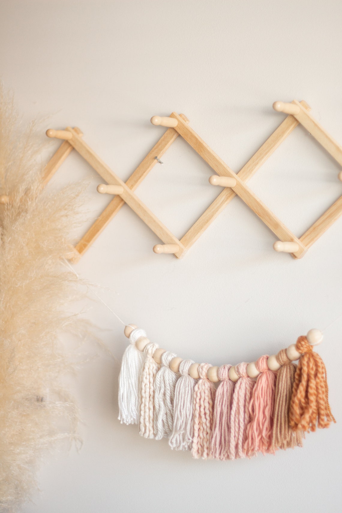 Peaches and Cream High Chair Tassel Garland. Nursery and Kids - Etsy