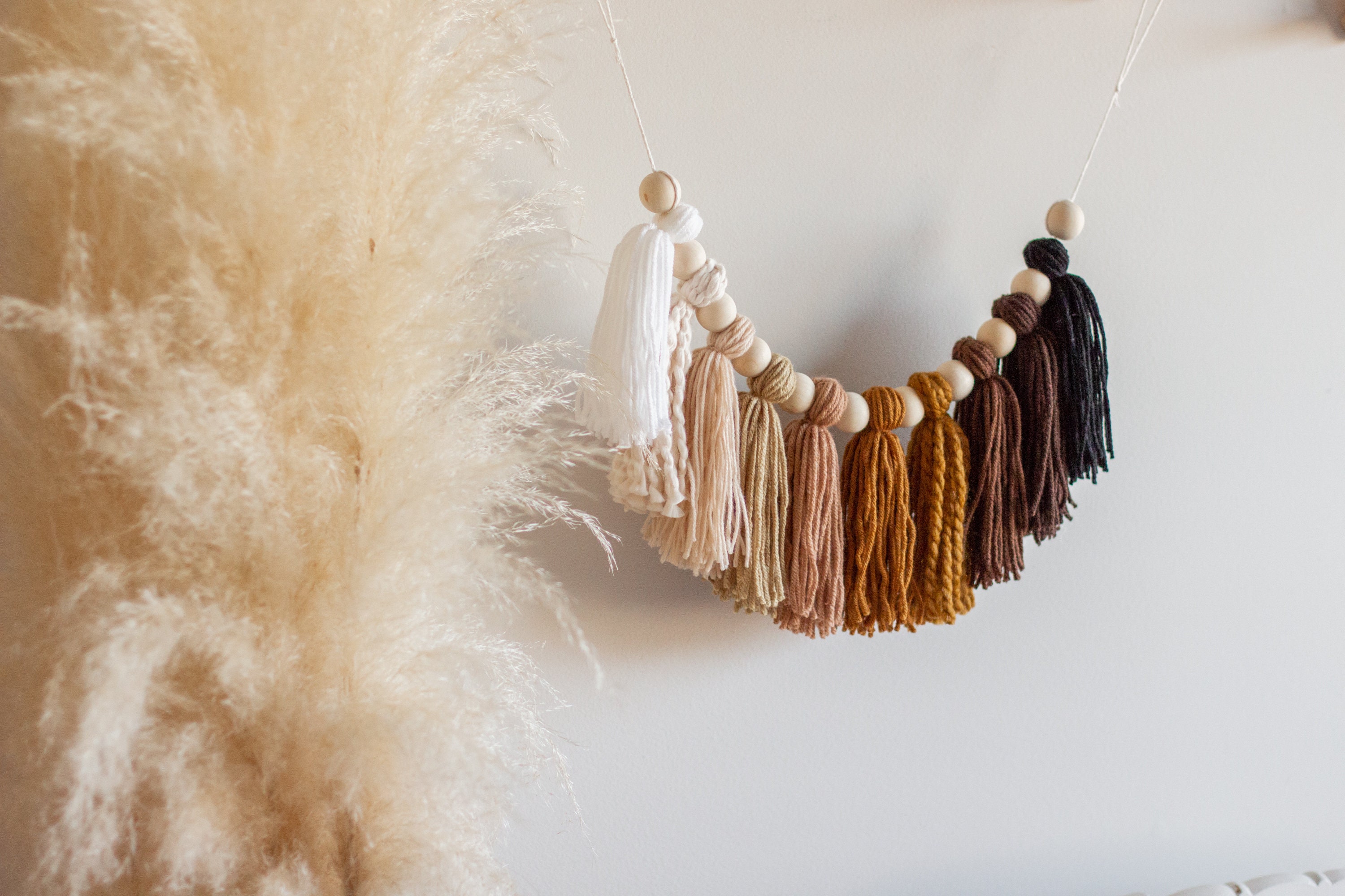 Human Rainbow Tassel Garland. Nursery and Kids Room Decor. | Etsy