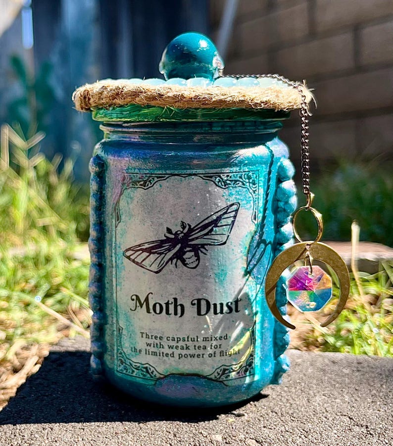 Apothecary Jar Moth Dust - Etsy