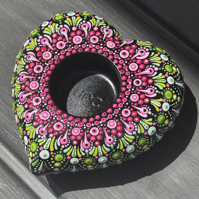 Painted Heart Rock - Etsy