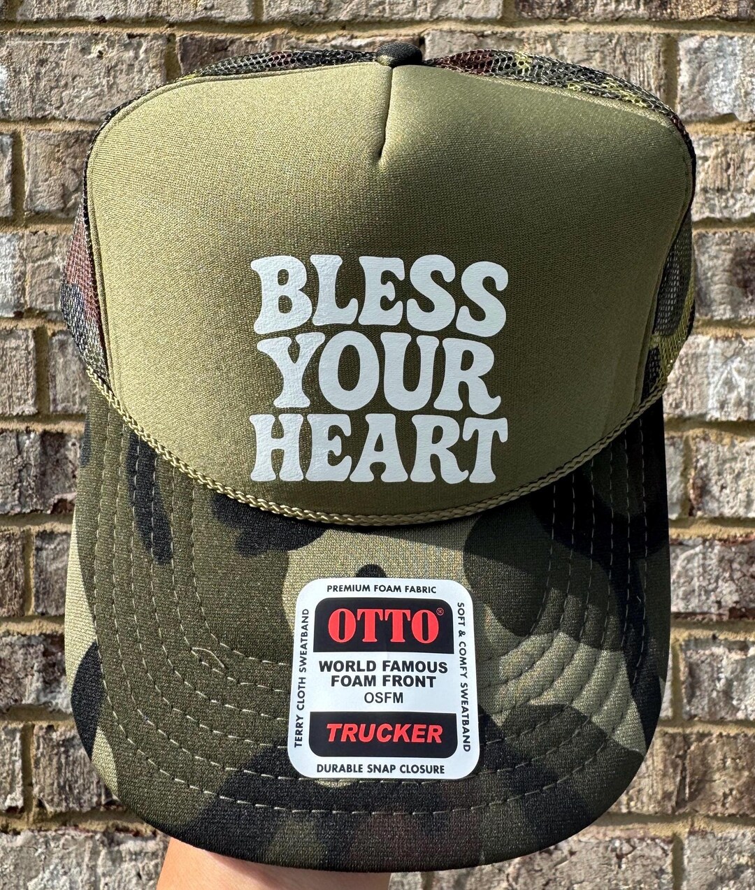 Bless Your Heart Trucker Hat, Sassy Hats Southern Humor Funny Mom Hats ...