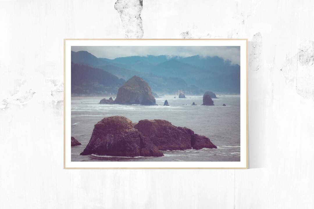 Canon Beach Bold Color Fine Art-minimalist Wall Decor-archival Grade ...