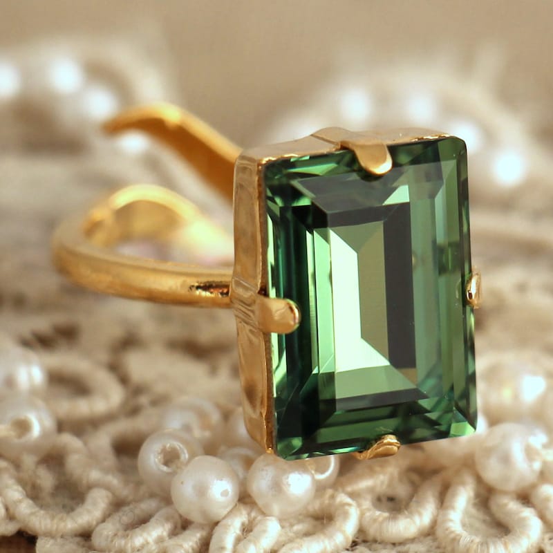 Round Square Ring - Etsy