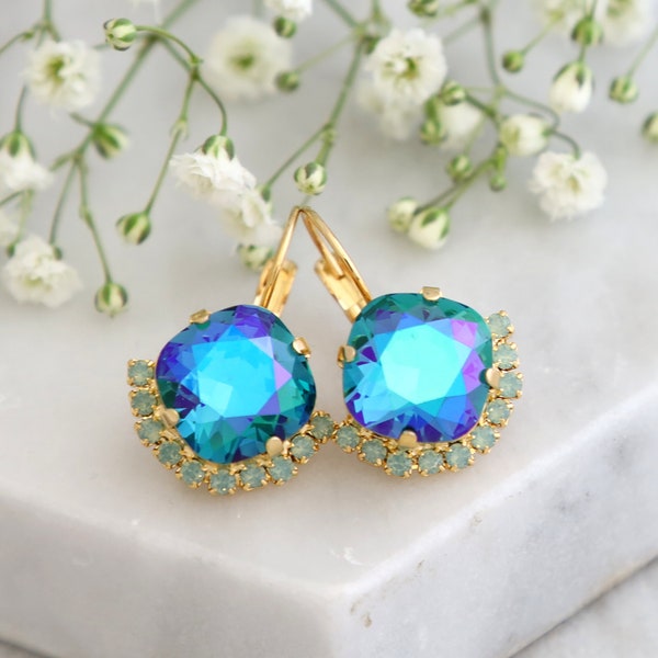 Ice Blue Earrings - Etsy
