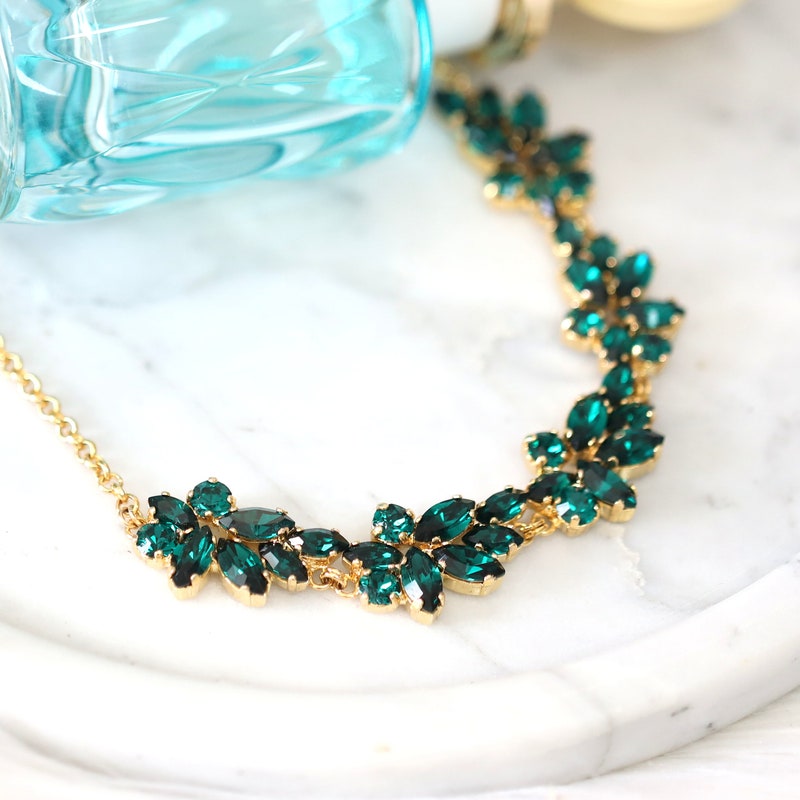 Green Necklace - Etsy