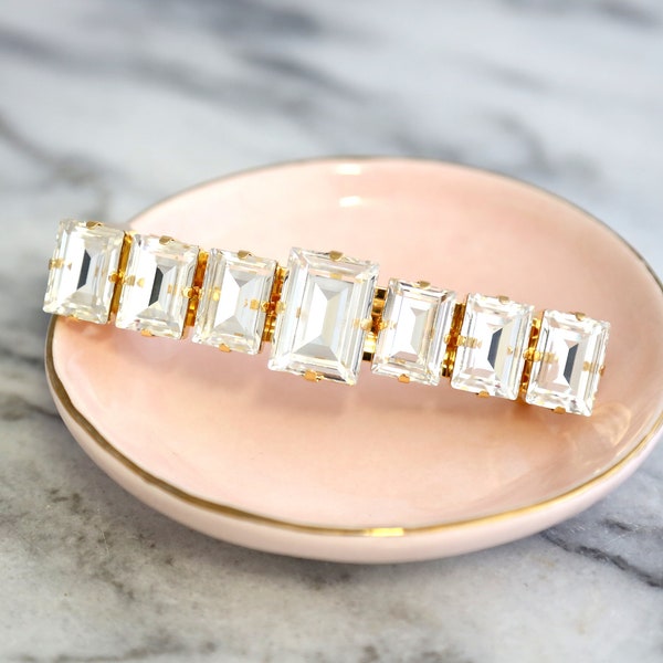 Silver Barrette - Etsy