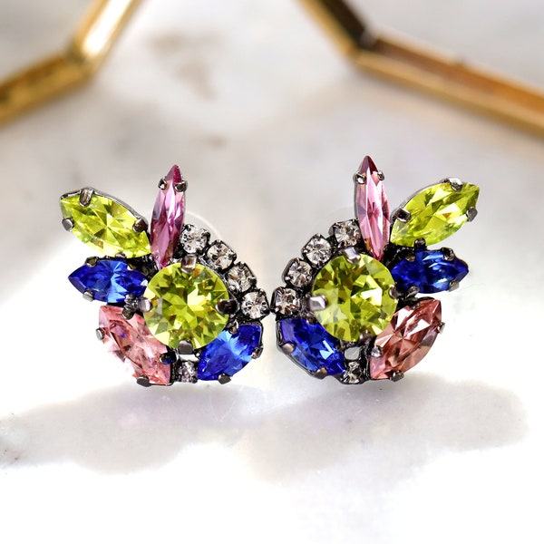 Multi Color Earrings - Etsy