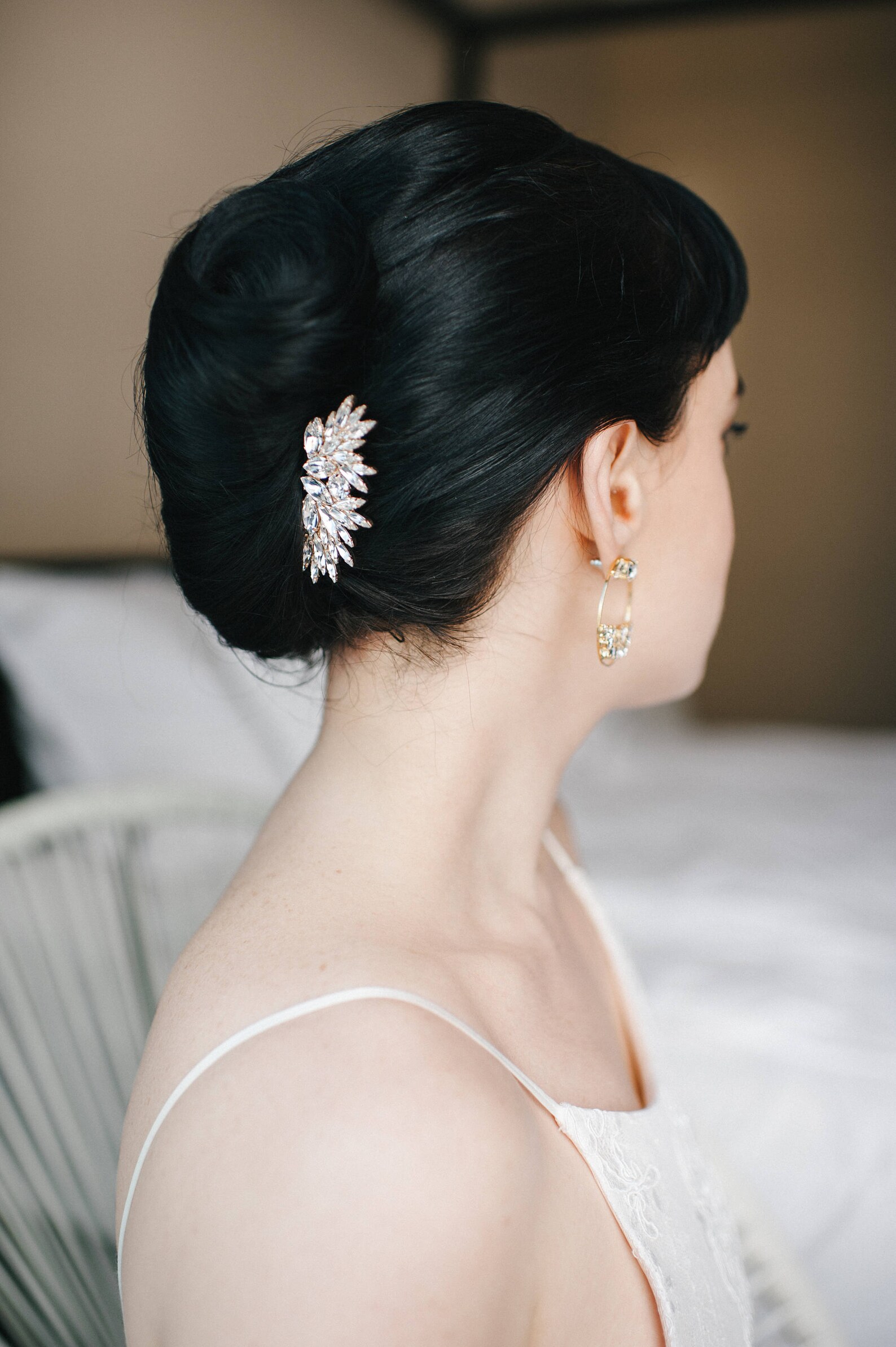 Bridal Hair Comb Bridal Crystal Side Hair Comb Rhinestone - Etsy