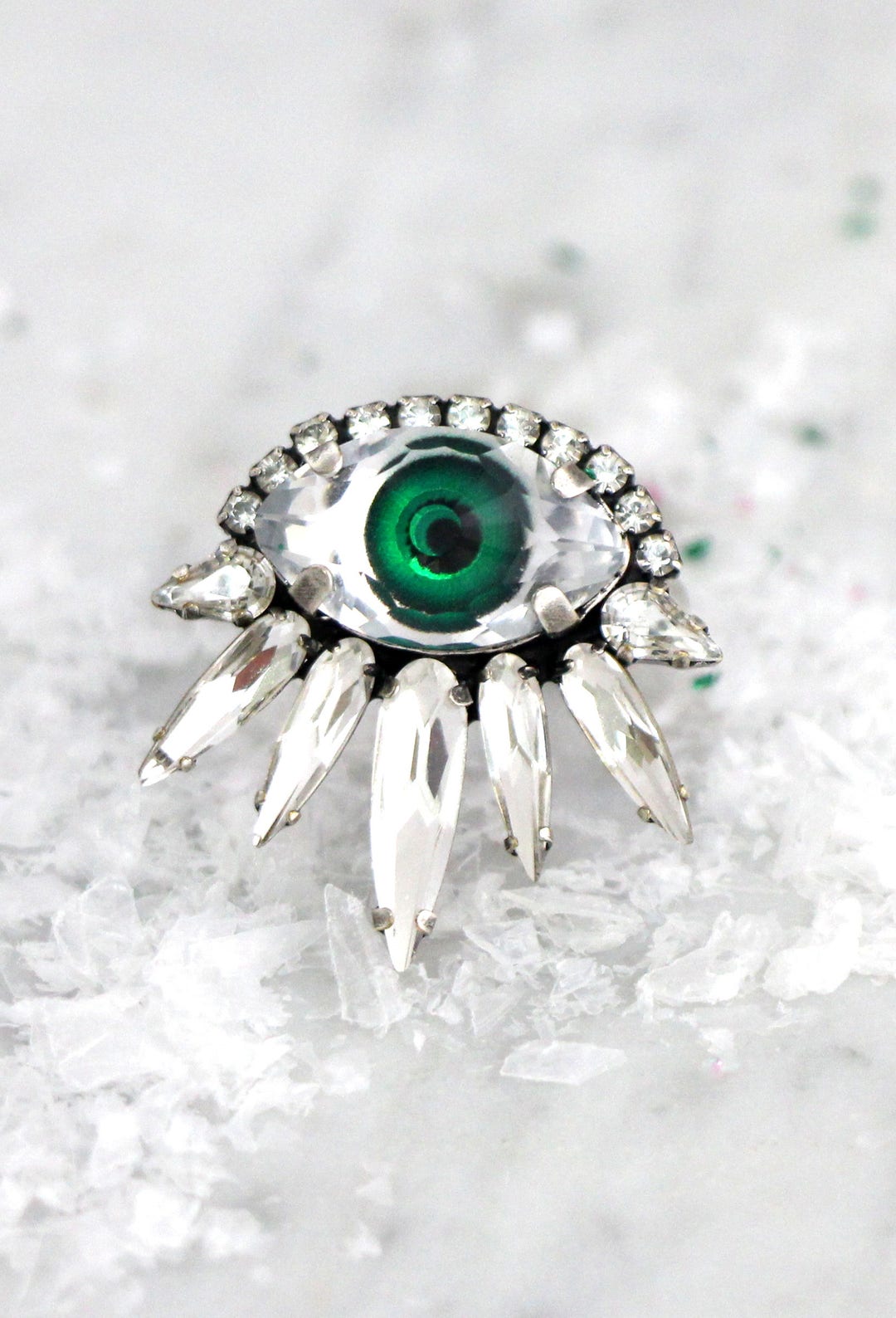 Evil Eye Ring, Statement Ring, Eye Ring, Gothic Ring, Evil Eye Jewelry ...