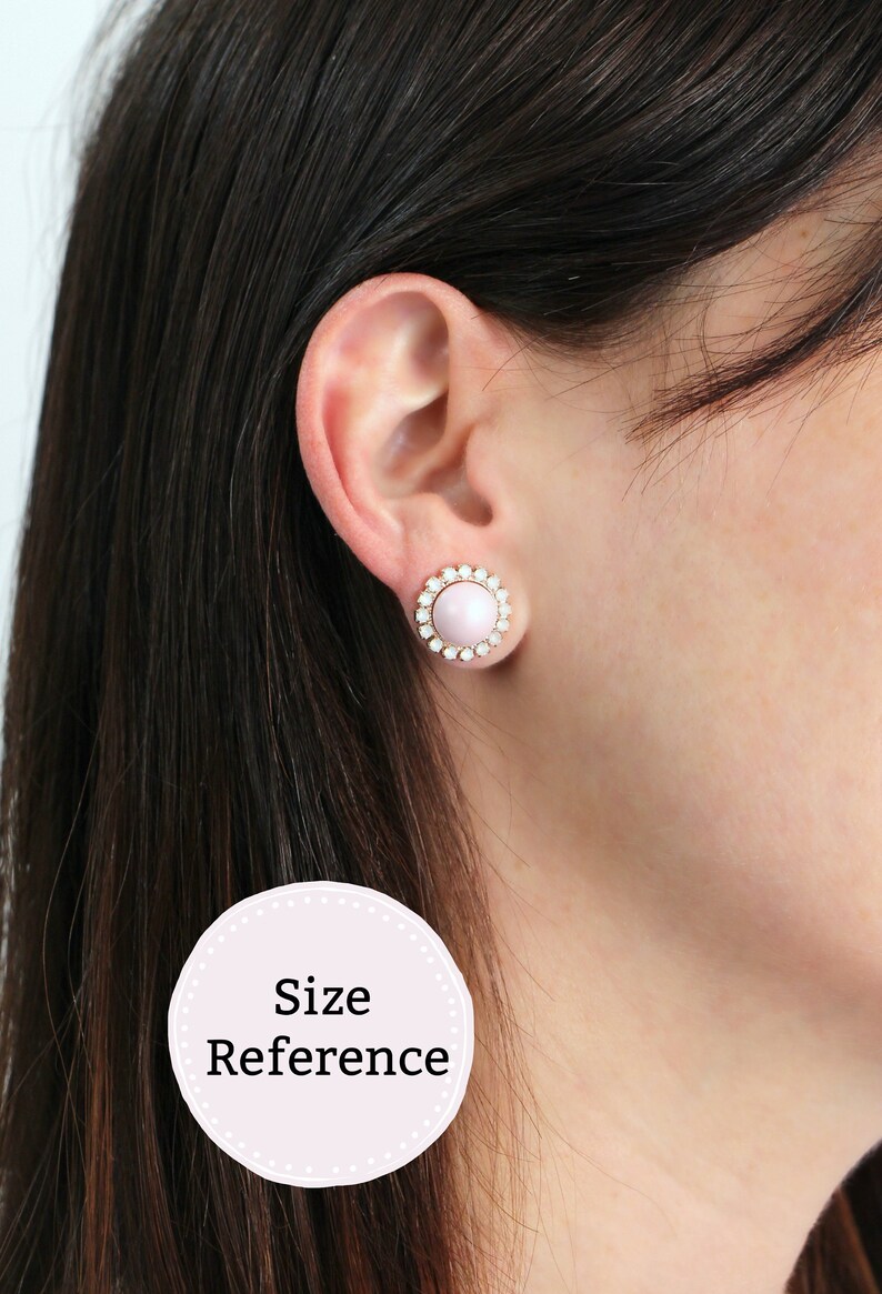 Blue Navy Stud Earrings Bridal Blue Navy Crystal Dark Blue - Etsy