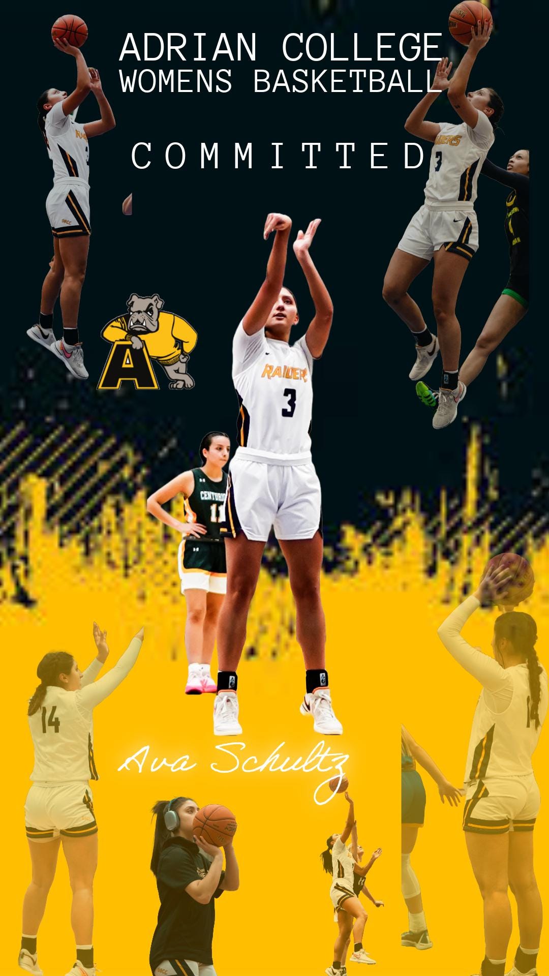 College Athlete Commitment Poster - Etsy