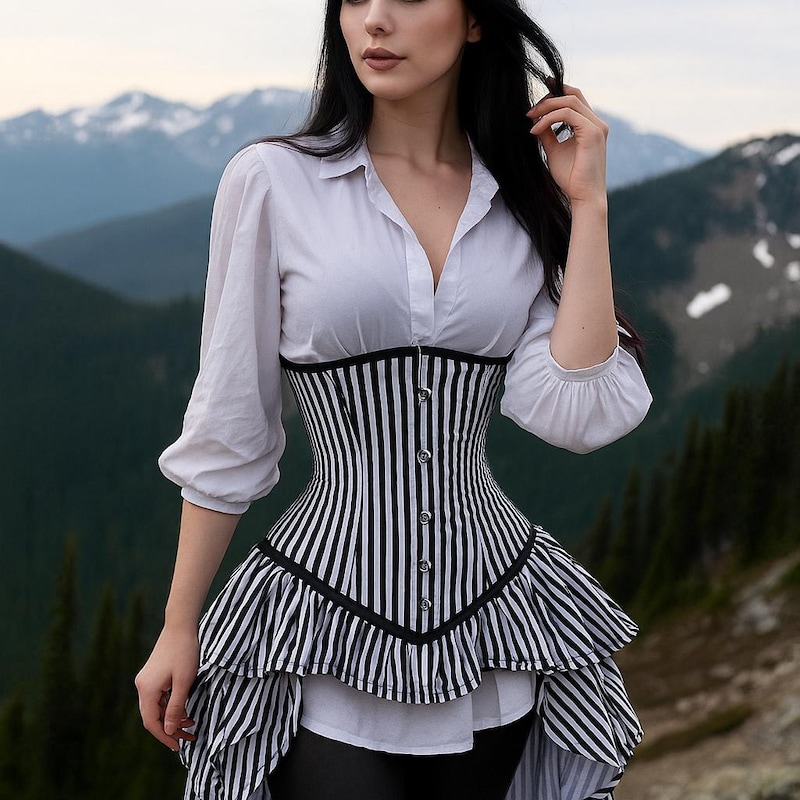 Stripe Corset - Etsy