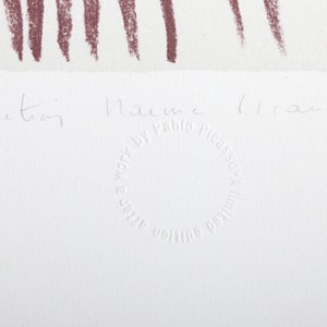 Pablo Picasso, Tete Appuyee Sur Les Mains II, Lithograph on Arches ...