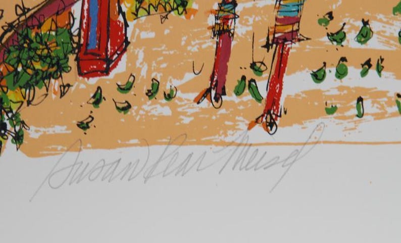 Susan Pear Meisel, Moulin Rouge, Lithograph, Signed and Numbered in ...