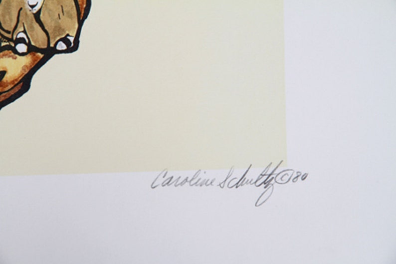 Africa by Caroline Schultz Lithograph 1980 - Etsy