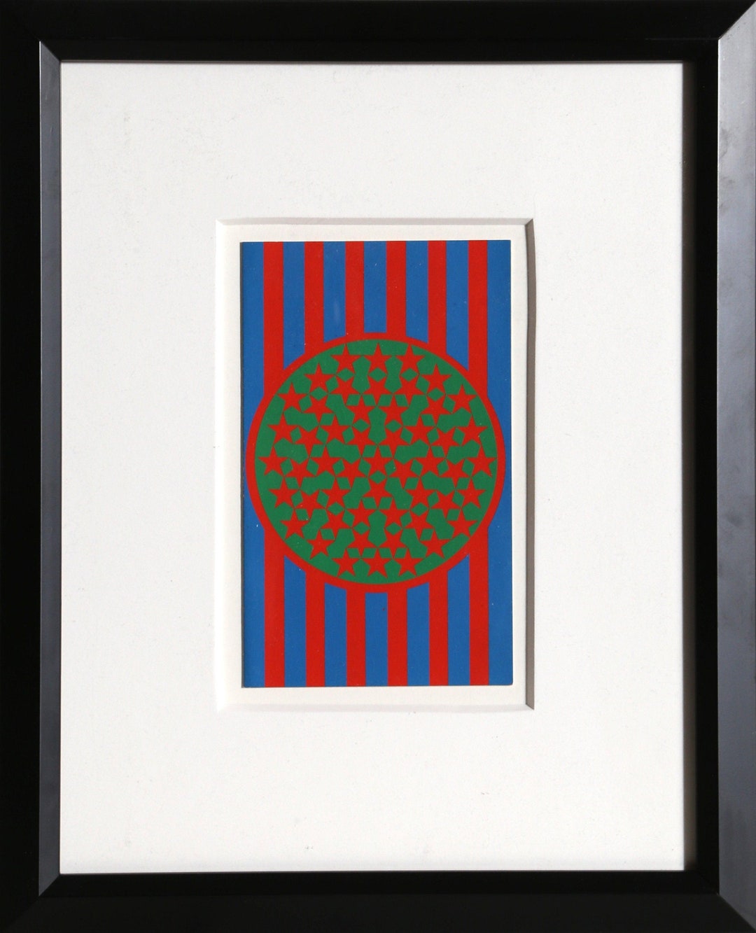 Robert Indiana, New Glory Banner From Banner, Screenprint on Card Stock ...