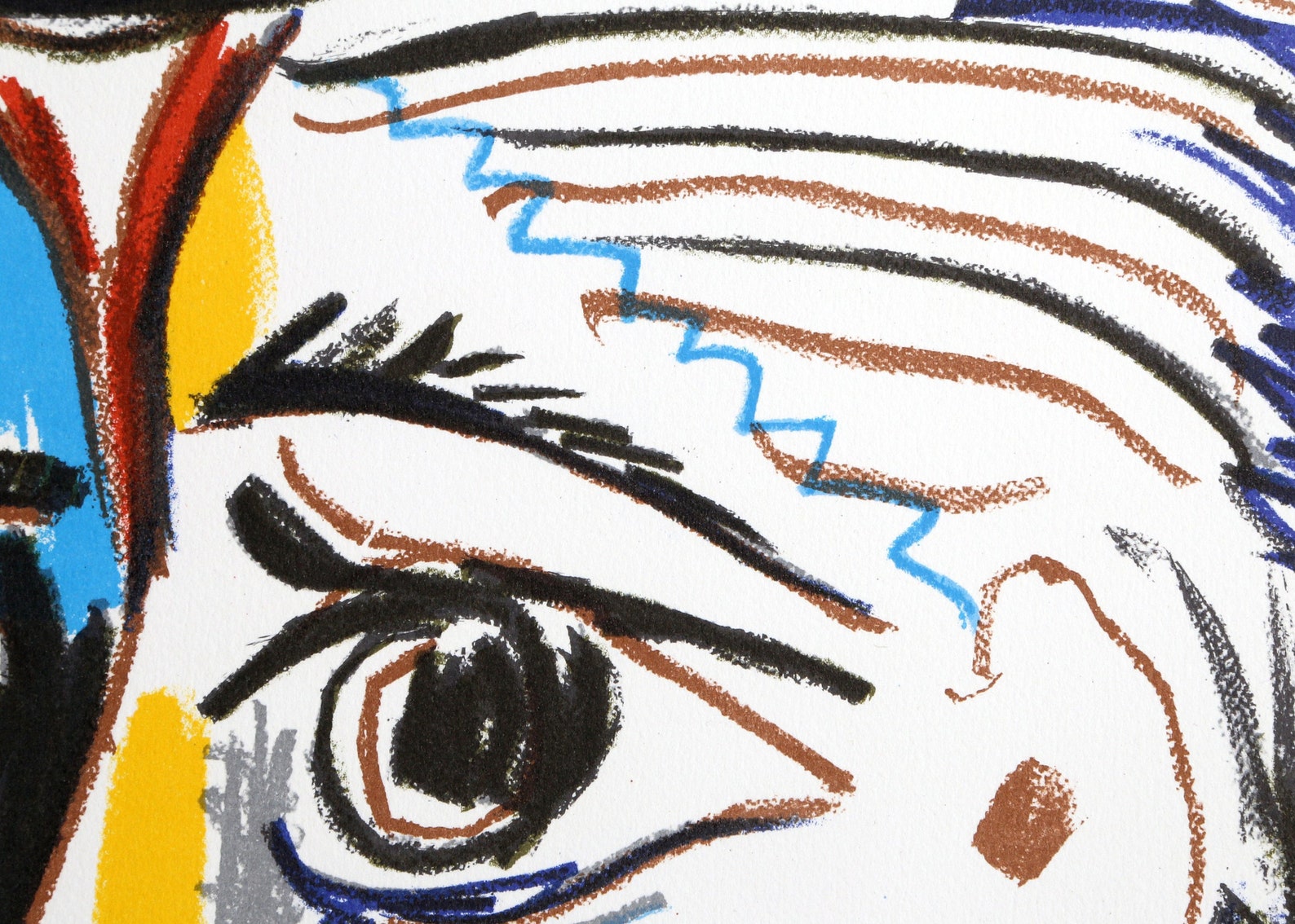 Pablo Picasso, Visage, Lithograph on Arches Paper - Etsy