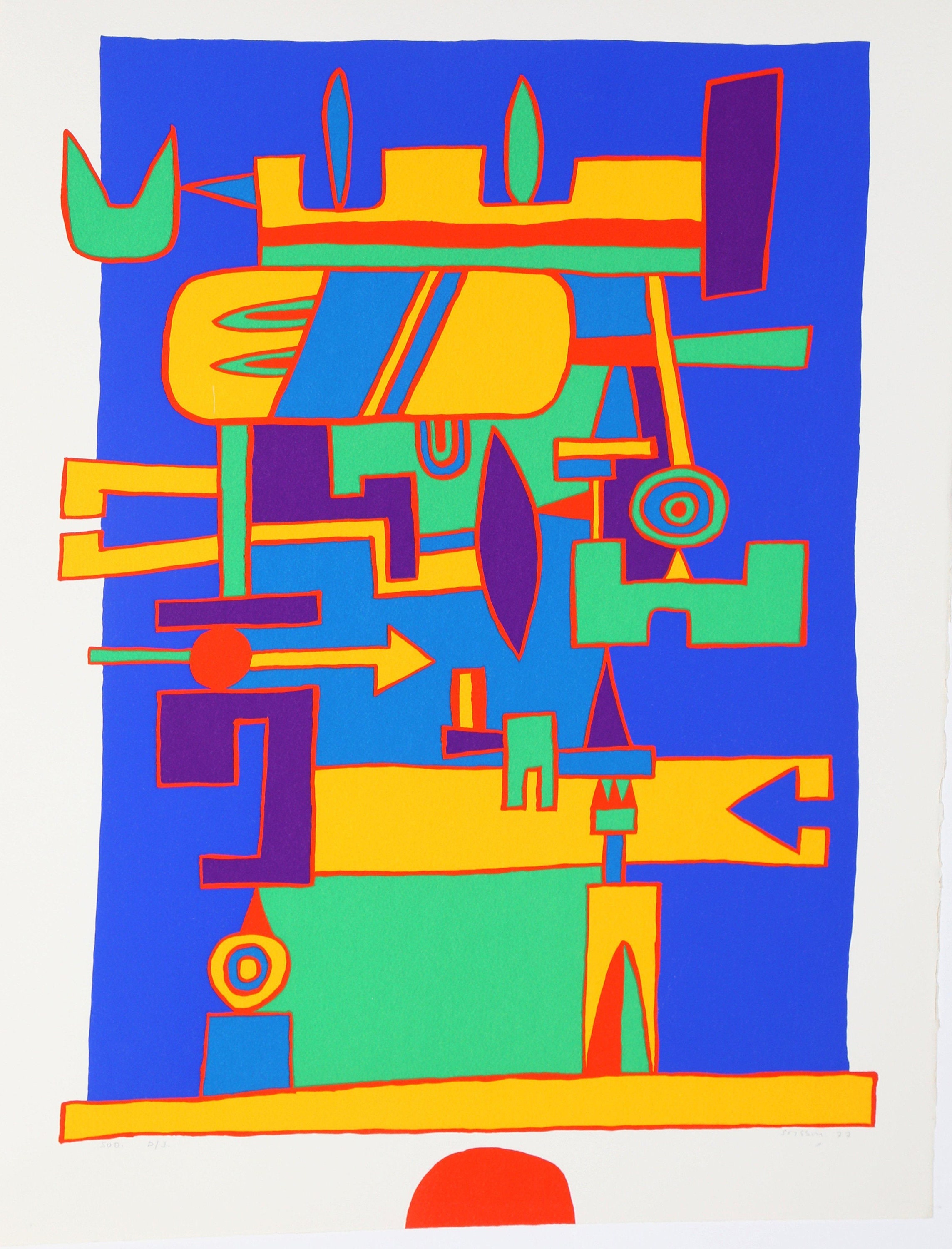 Jacques Soisson, Sud, Screenprint, Signed and Numbered in Pencil - Etsy
