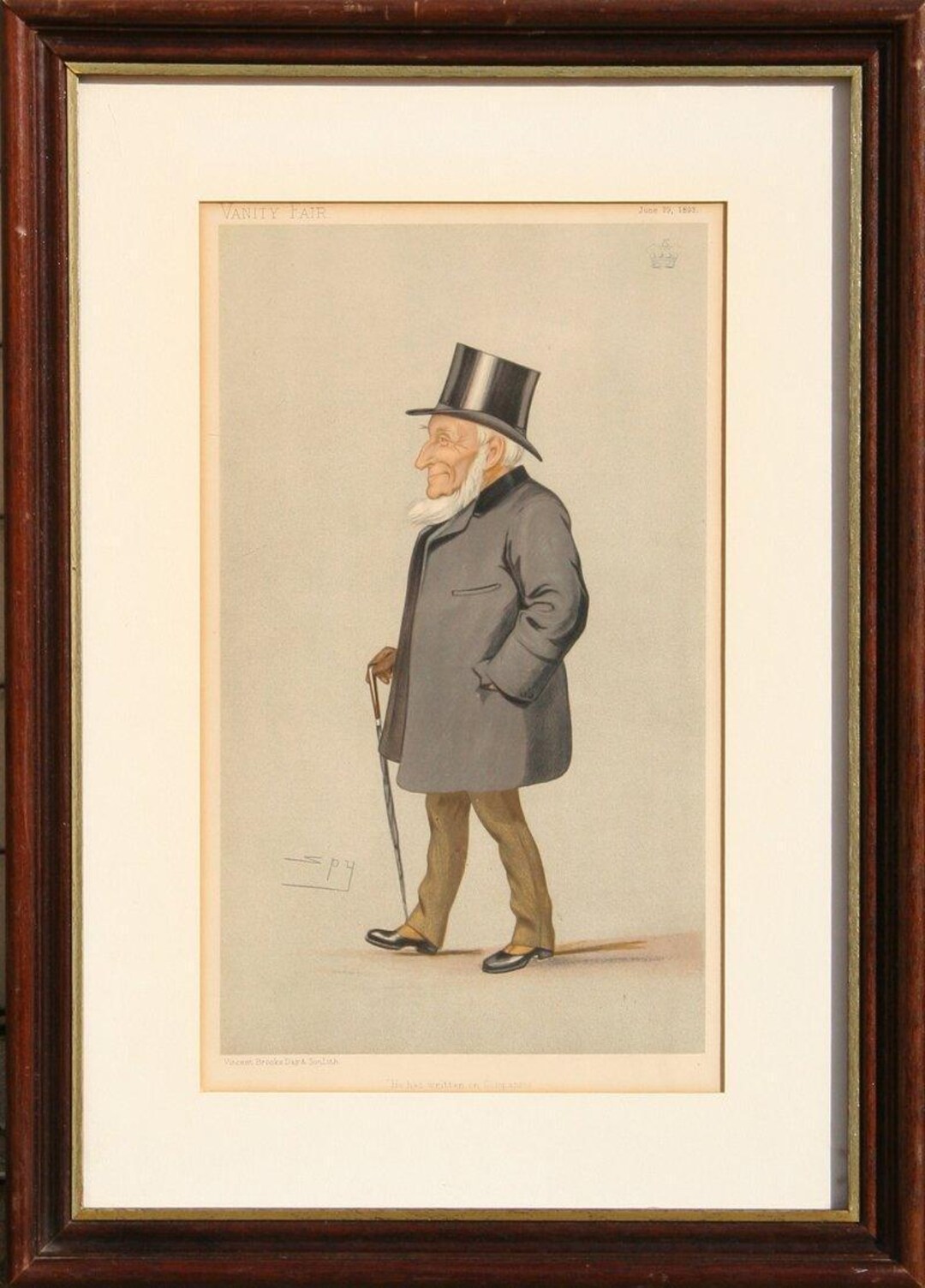 Leslie Matthew Ward spy, Lord Thring, Lithograph - Etsy