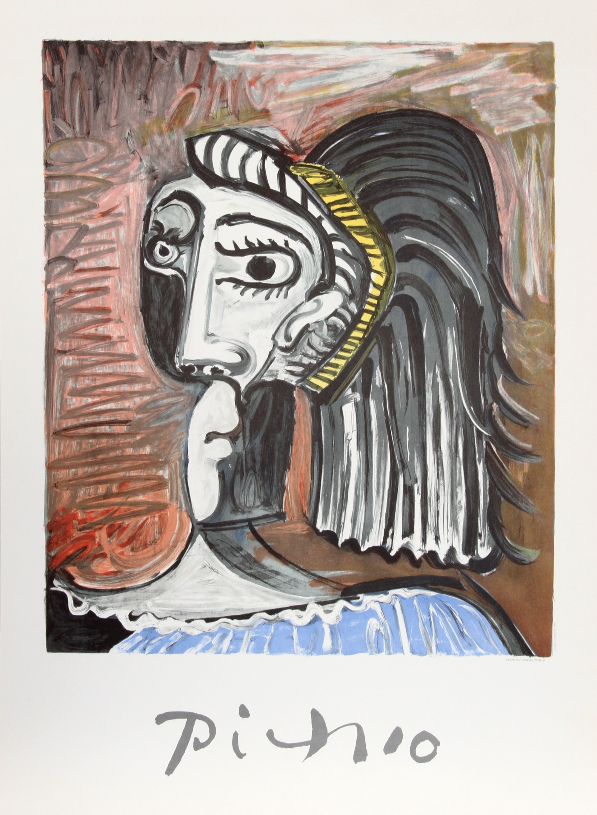 Tete De Femme by Pablo Picasso Marina Picasso Estate - Etsy