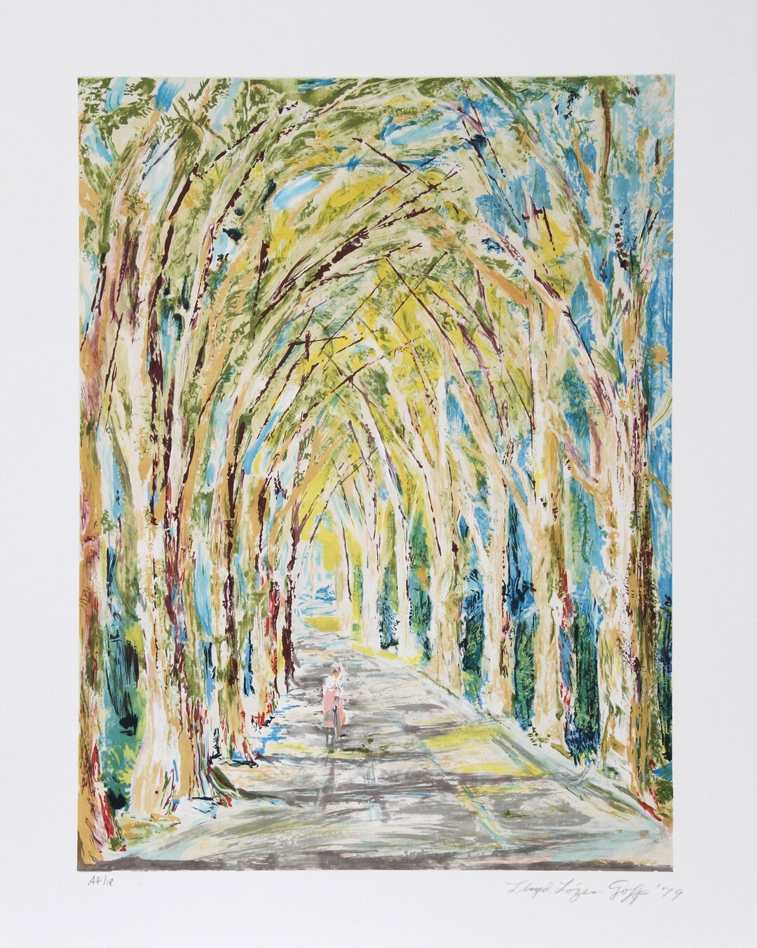 Lloyd Lozes Goff, French Gothic, Lithograph, Signed and Numbered in ...