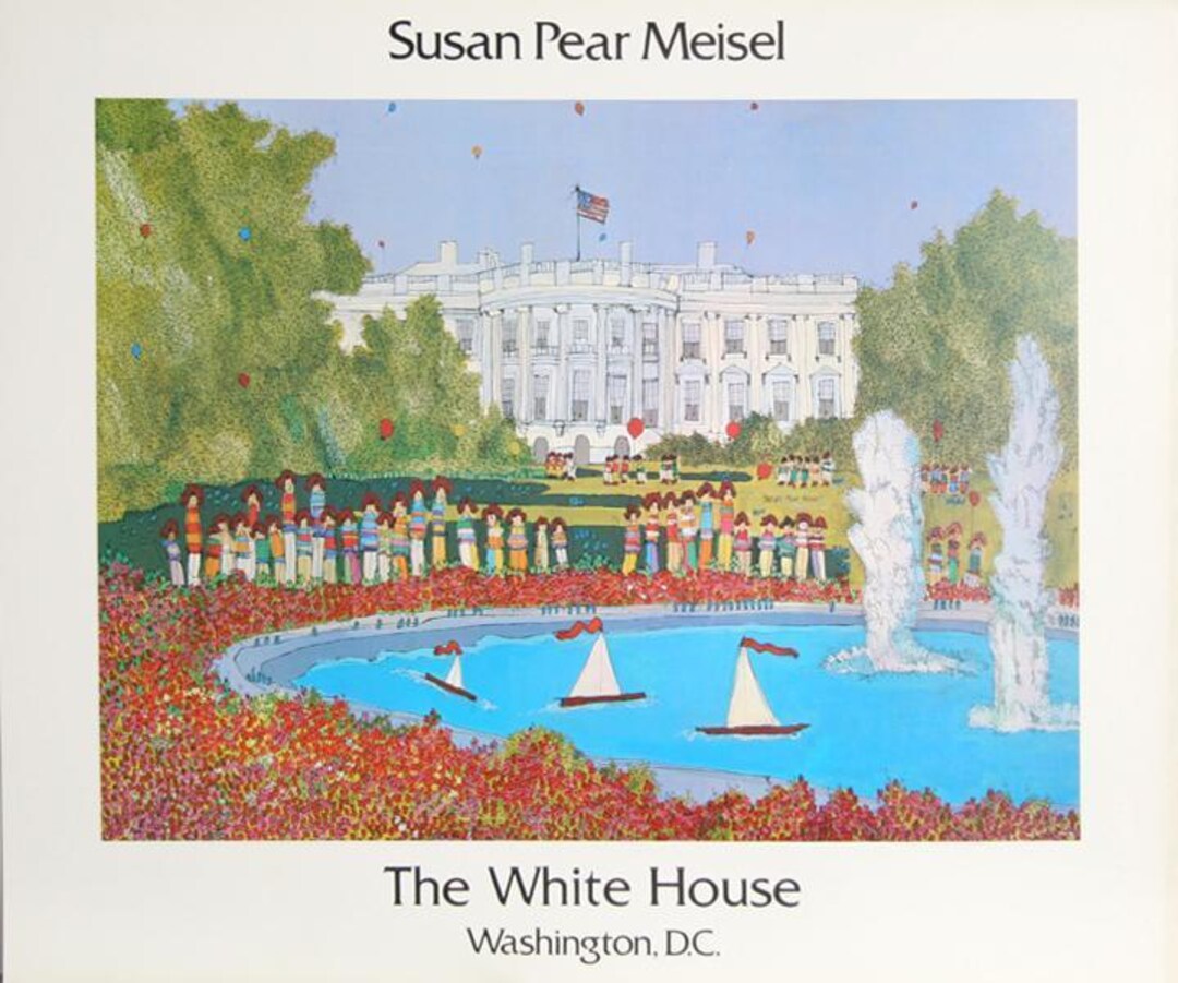 Susan Pear Meisel, the White House, Poster - Etsy