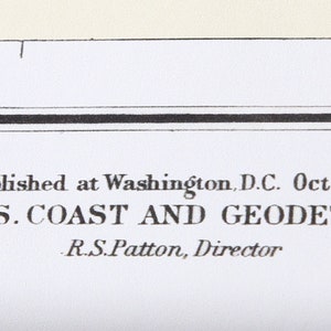 Raymond Stanton Patton, Gardiners Bay Map, Lithograph - Etsy