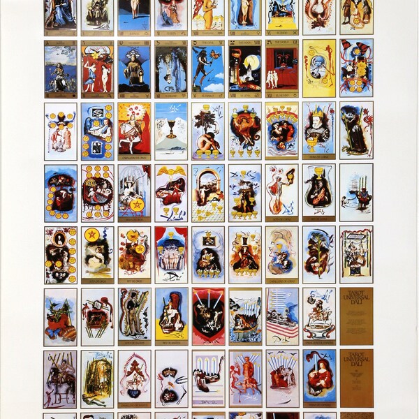 Salvador Dali Tarot Cards - Etsy