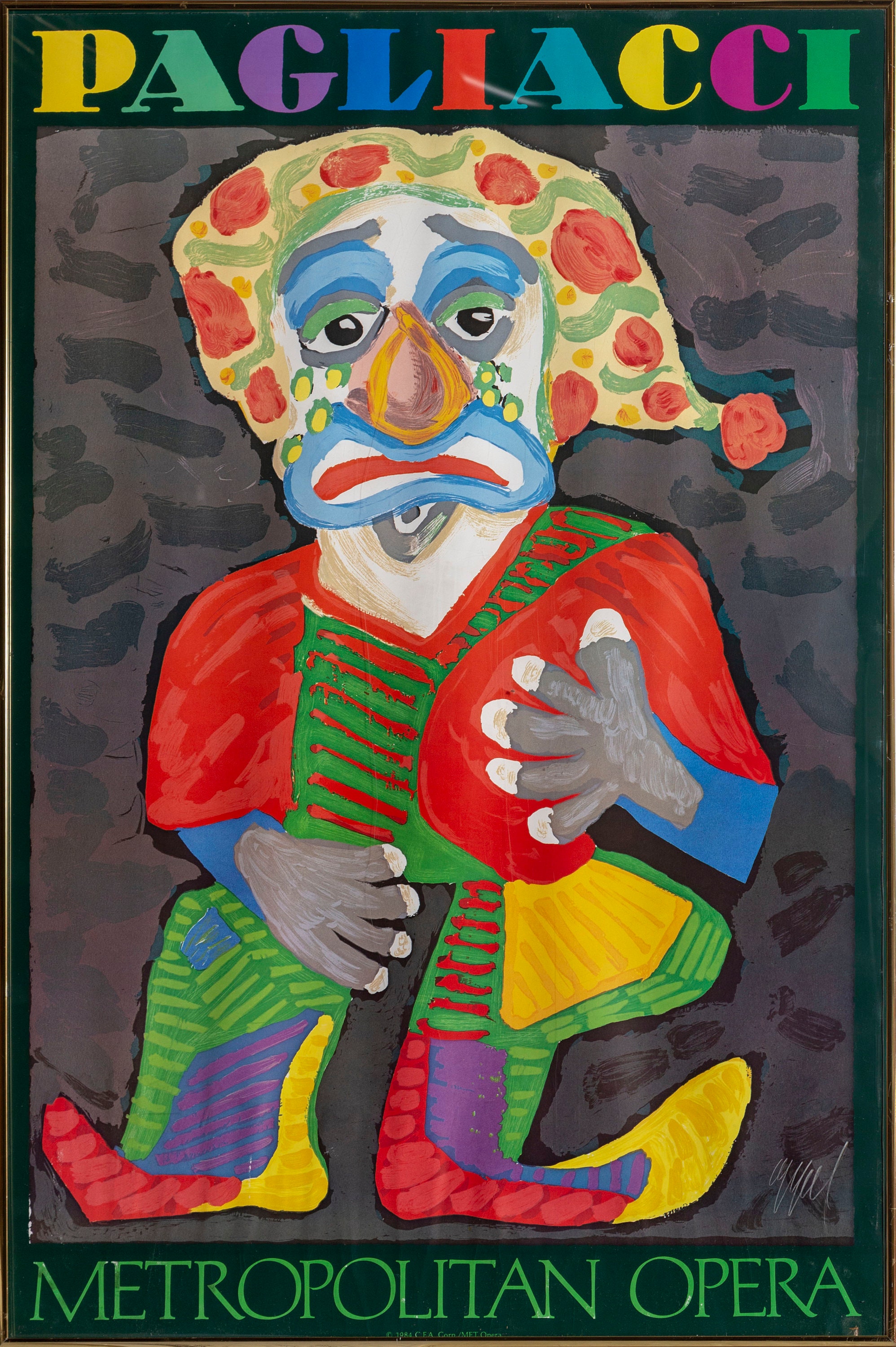 Pagliacci Metropolian Opera by Karel Appel - Etsy