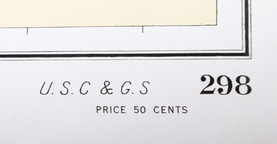 Raymond Stanton Patton, Gardiners Bay Map, Lithograph - Etsy