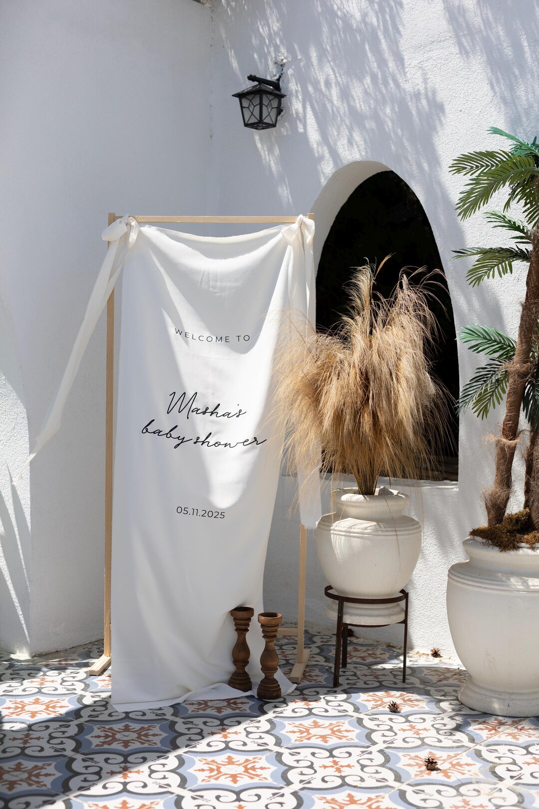 Custom Baby Shower Sign, Welcome Sign for Baby Shower, Personalized ...