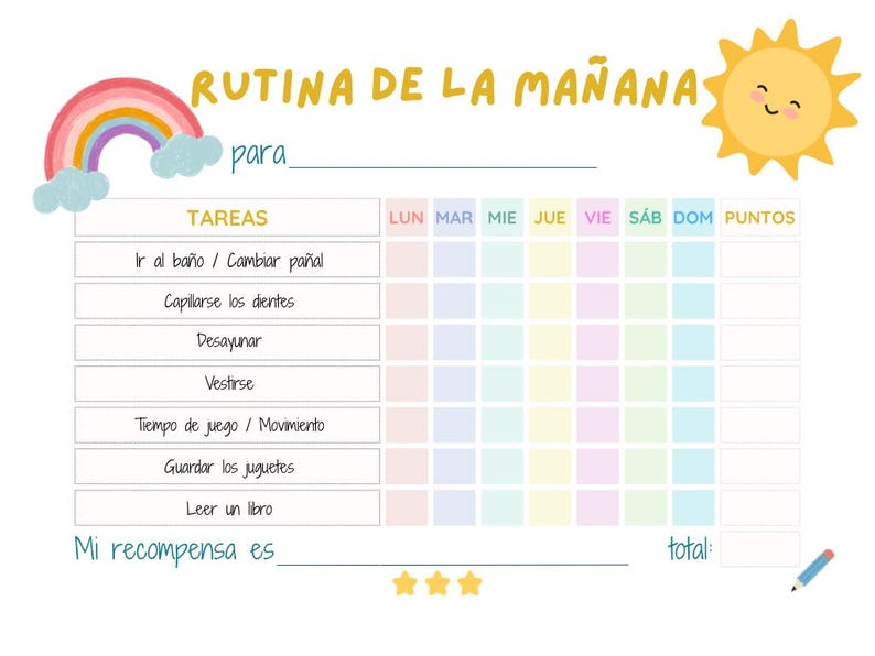 Spanish Morning & Night Routine | Rutina Diaria Para Niños | Mañana Y ...