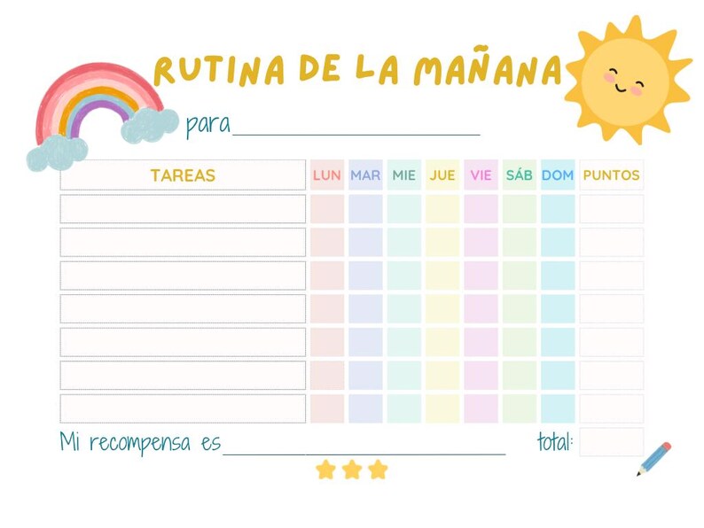 Spanish Morning & Night Routine | Rutina Diaria Para Niños | Mañana Y ...