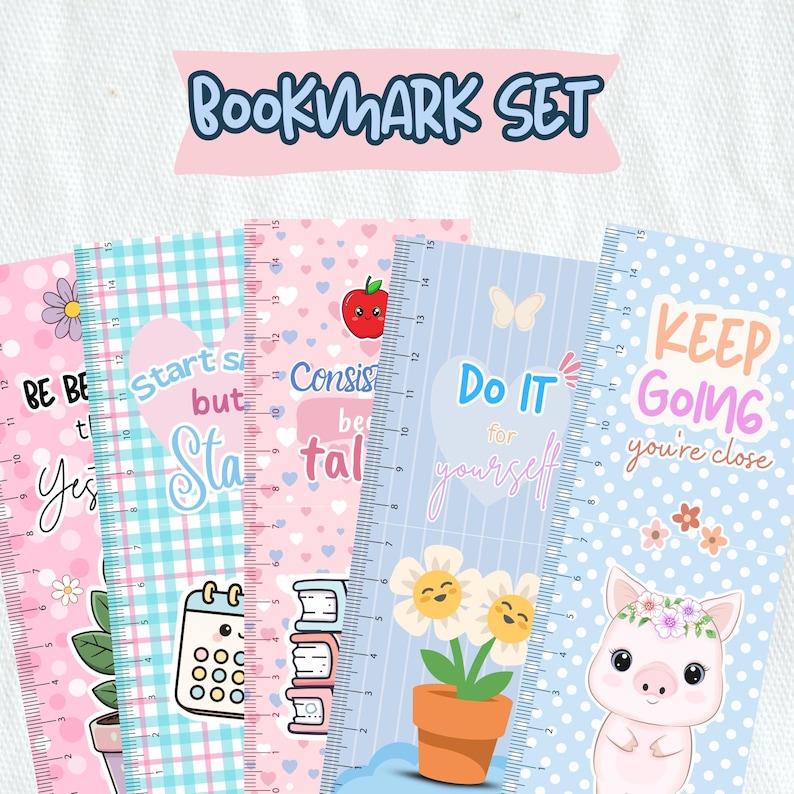 Printable Motivational 2026 Calendar Bookmark Set – Motivational ...