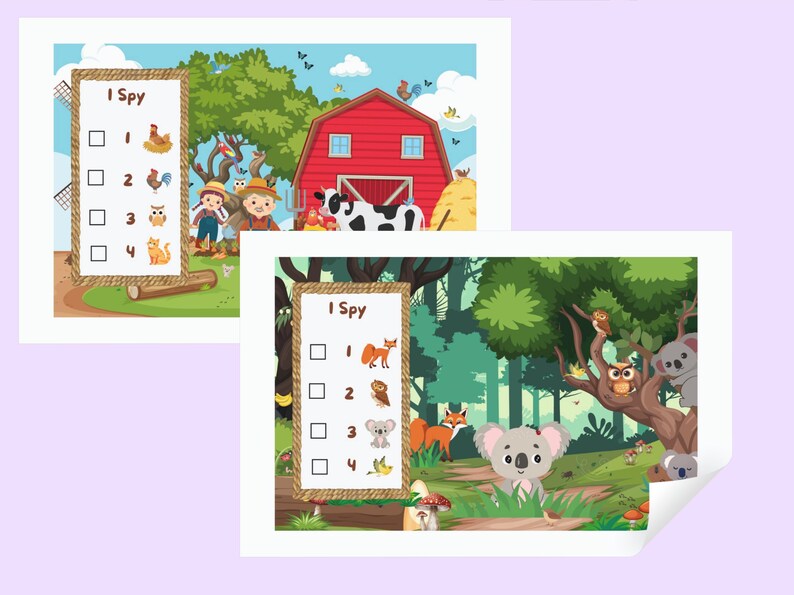 I Spy Animals Around the World Printable - Seek and Find Activity for ...